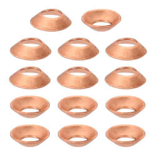 10Pcs Flare Gasket Fit for 1/4" Tube Size 45 Degree Copper Flared Pipe ...
