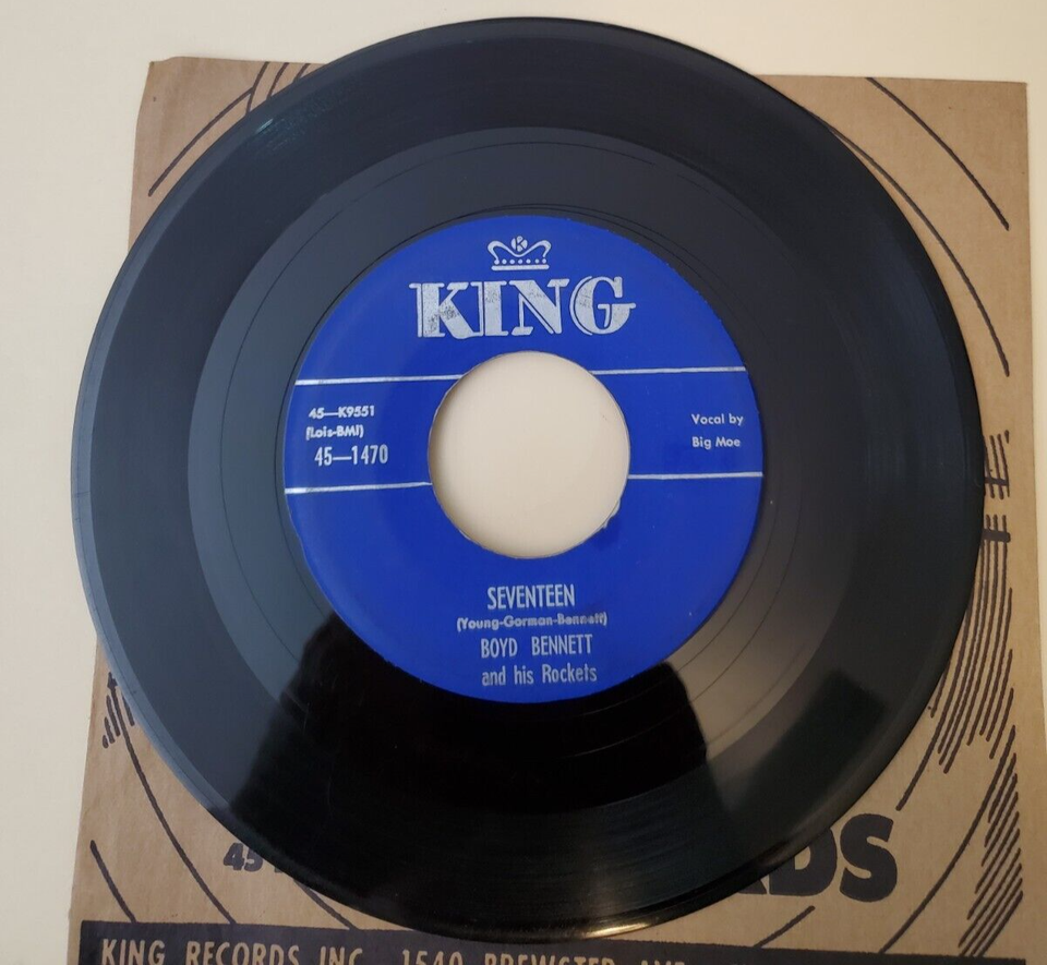 Boyd Bennett And His Rockets SEVENTEEN / LITTLE OLE YOU-ALL (ROCKABILLY ...