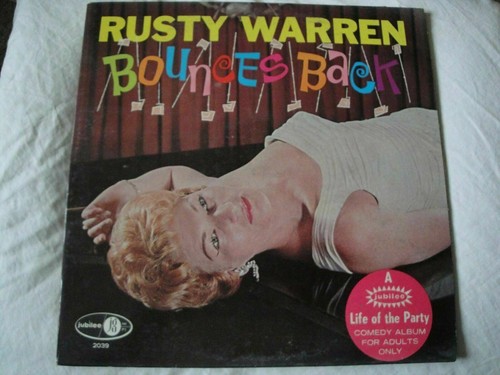 RUSTY WARREN BOUNCES BACK VINYL LP 1961 2039 JUBILEE LIFE F THE PARTY ...