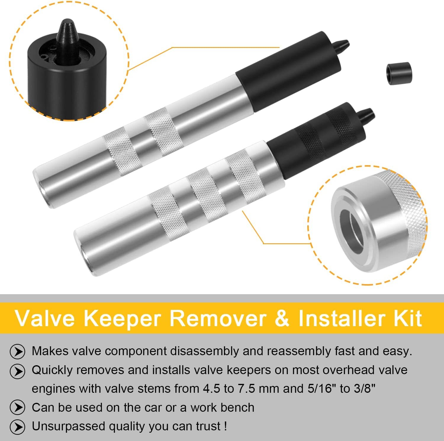 36050 Valve Keeper Remover & Installer Kit Valve Spring Compressor ...