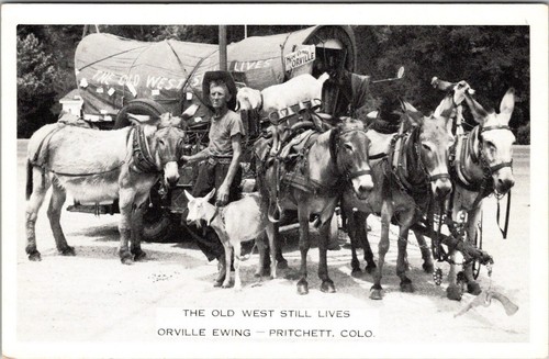 Pritchett Colorado The Old West Still Lives Orville Ewing Vintage ...