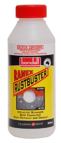Bondall RANEX RUSTBUSTER RUST CONVERTER 500ml Stain Remover & Cleaner ...