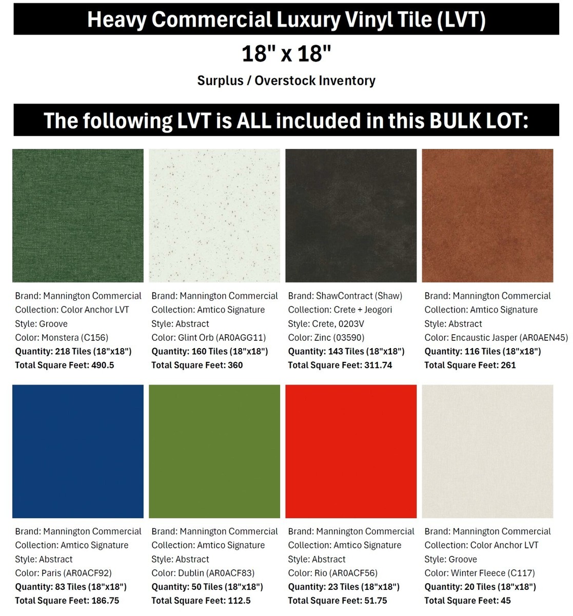 Mannington Commercial Vct Colors - Infoupdate.org