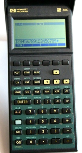 HP Hewlett Packard 38G scientific calculator tested excellent condition ...