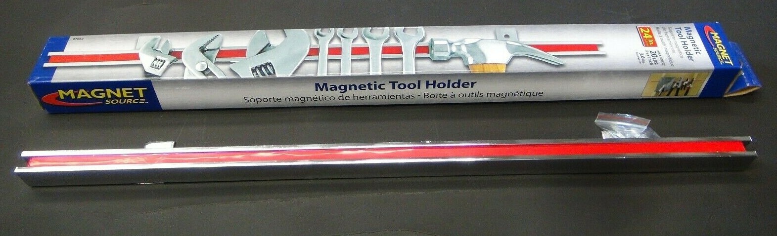 Magnetic Tool Holder Tool Bar 24 In long Nickel-plated Master Magnet ...