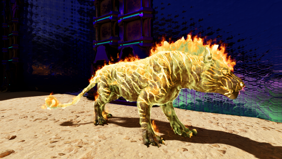 🔥ARK Survival Ascended PvE PC/XBOX/PS5 NEW Dino Pyromane (lion ...