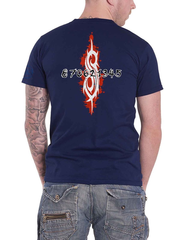 Slipknot T Shirt 20th Anniversary Red Jump Suits Band Logo Official ...