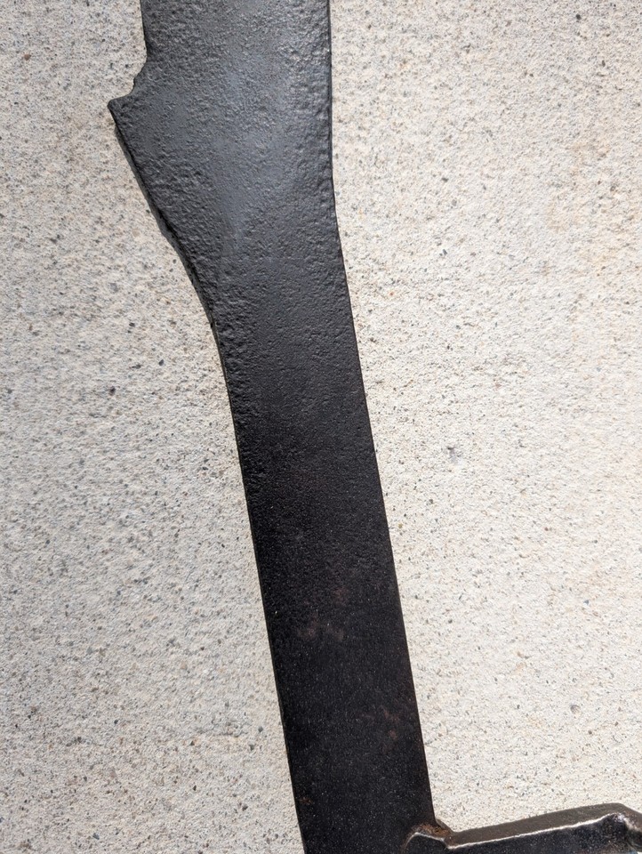 WI Barn Vintage Antique Hay Knife Sickle Scythe Hand Cutting Farm Tool ...