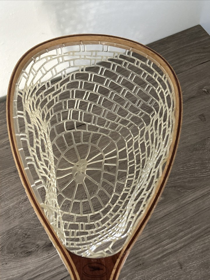 WetFly 23” Handcrafted Wooden Trout Fishing Net | eBay