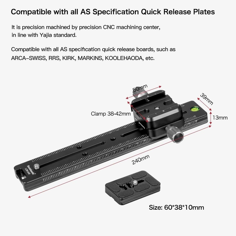 Rail Nodal Slide Metal Quick Release Clamp,Dual Dovetail Camera Bracket ...