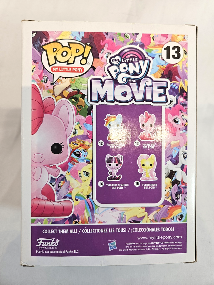 PINKIE PIE SEA PONY #13- FUNKO POP! MY LITTLE PONY THE MOVIE | eBay