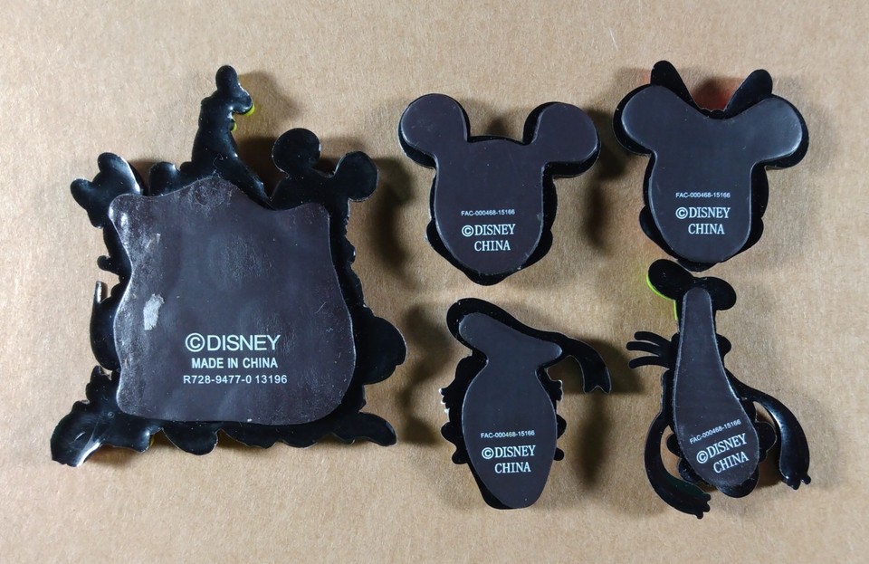 Disney Magnets Mickey Minnie Mouse Donald Duck Goofy LOT OF 5 | eBay