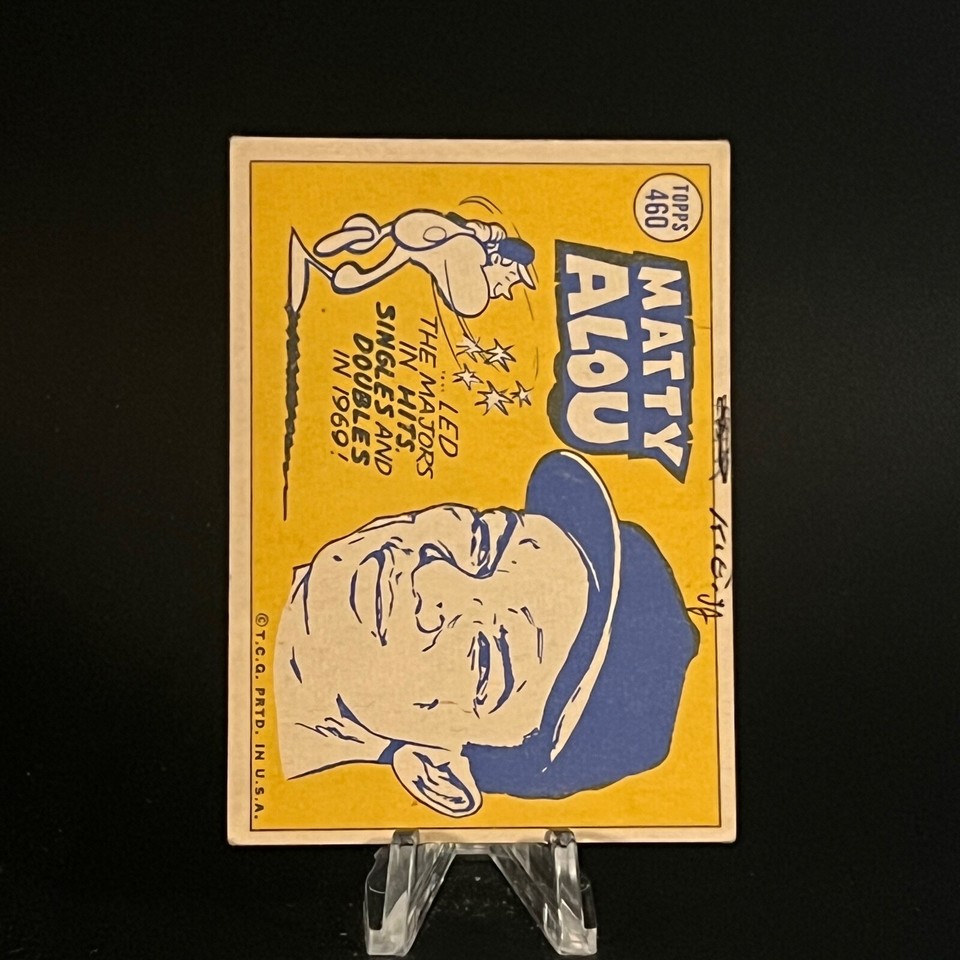 Matty Alou 1970 Topps Pittsburgh Pirates #460 Set Break Vintage LOOK ...