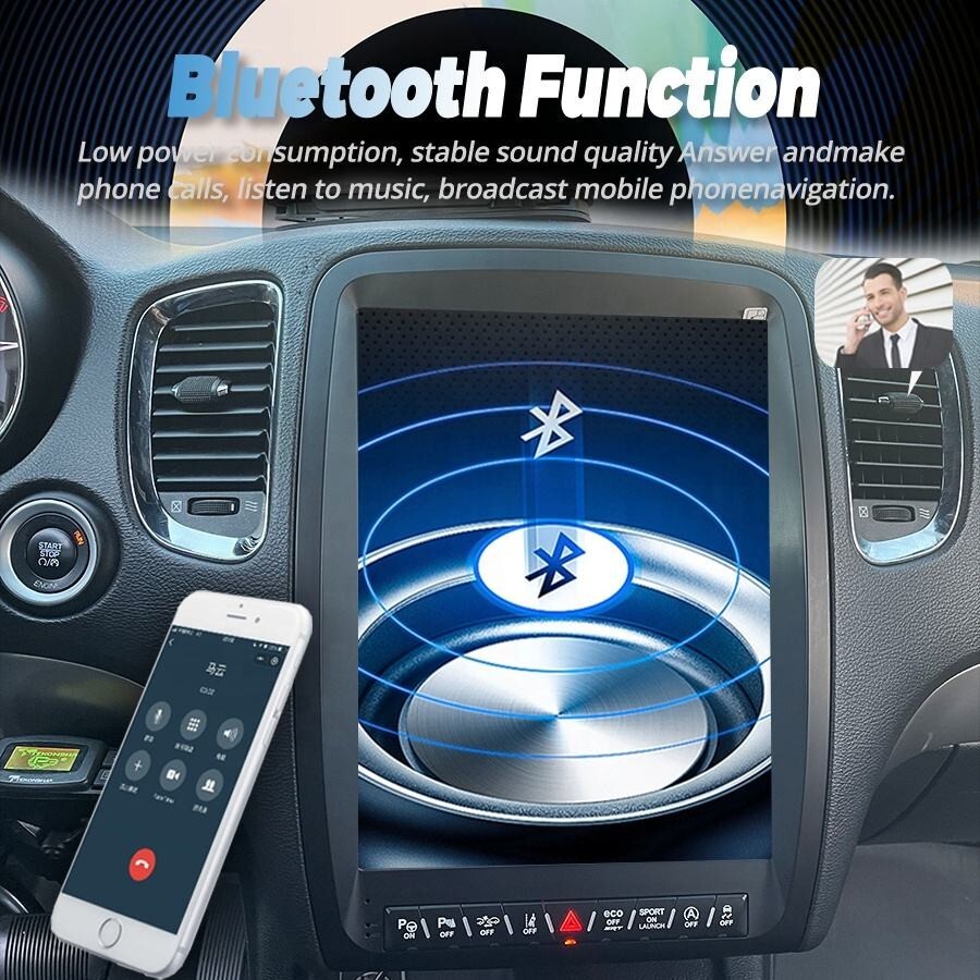 For Dodge Durango 2011-2020 Tesla Screen Carplay GPS Navi Android Radio ...