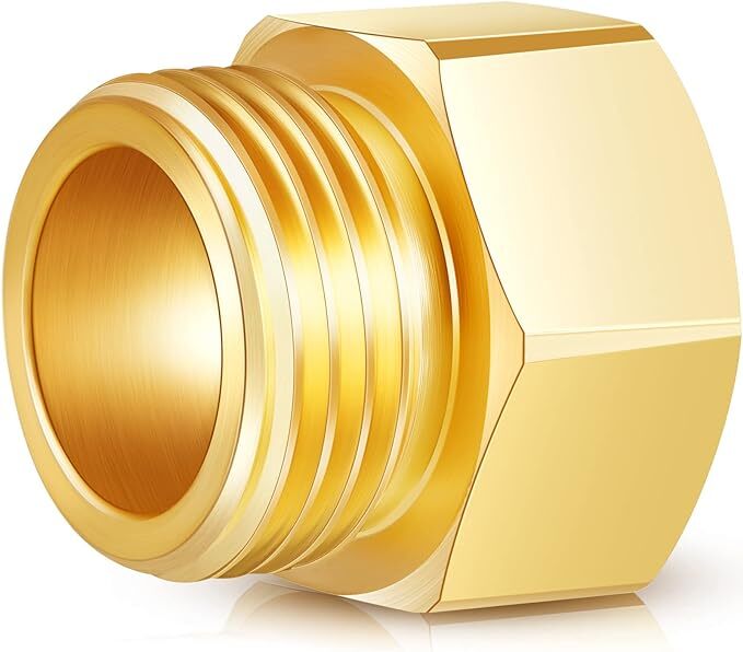 Hose Bib Adapter 1-1/16 Inch Fine Thread Female Garden Faucet to Hose ...