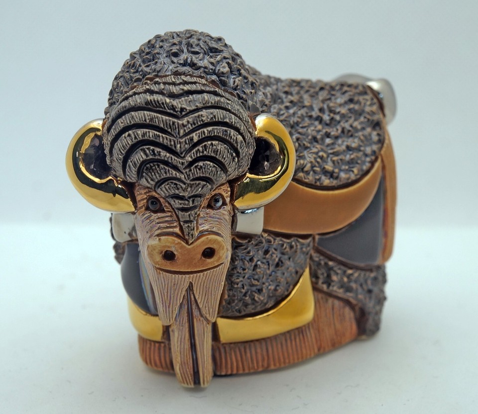 New De Rosa Rinconada Figurine Amazing Bison Animal DeRosa | eBay