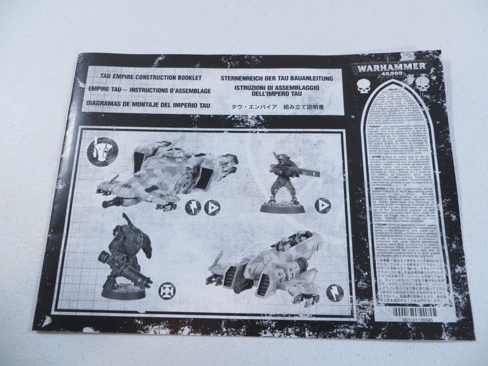 Rare Warhammer 40k Tau Empire Megaforce Games Workshop Incomplete Used ...