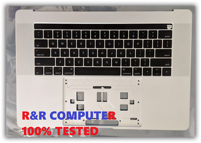 GENUINE MacBook Pro A1990 15" 2018 2019 Top Case Keyboard Touch Bar ...