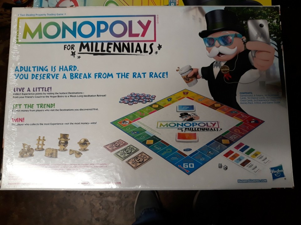 Hasbro Monopoly for Millennials Board Game *NEW* 630509774661| eBay