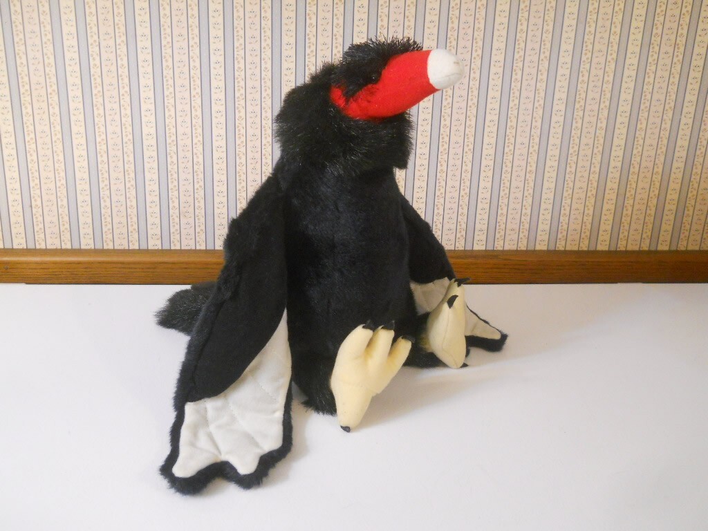 Wild Republic K & M Black Turkey Vulture bird plush stuffed 12 ...