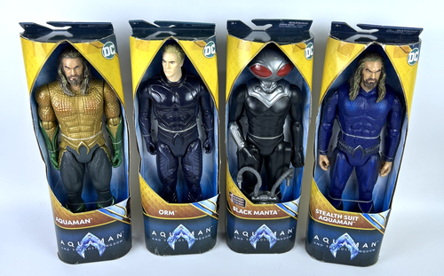 Lot of 4 Aquaman 12 Inch DC Action Figure Aquaman and The Lost Kingdom ...