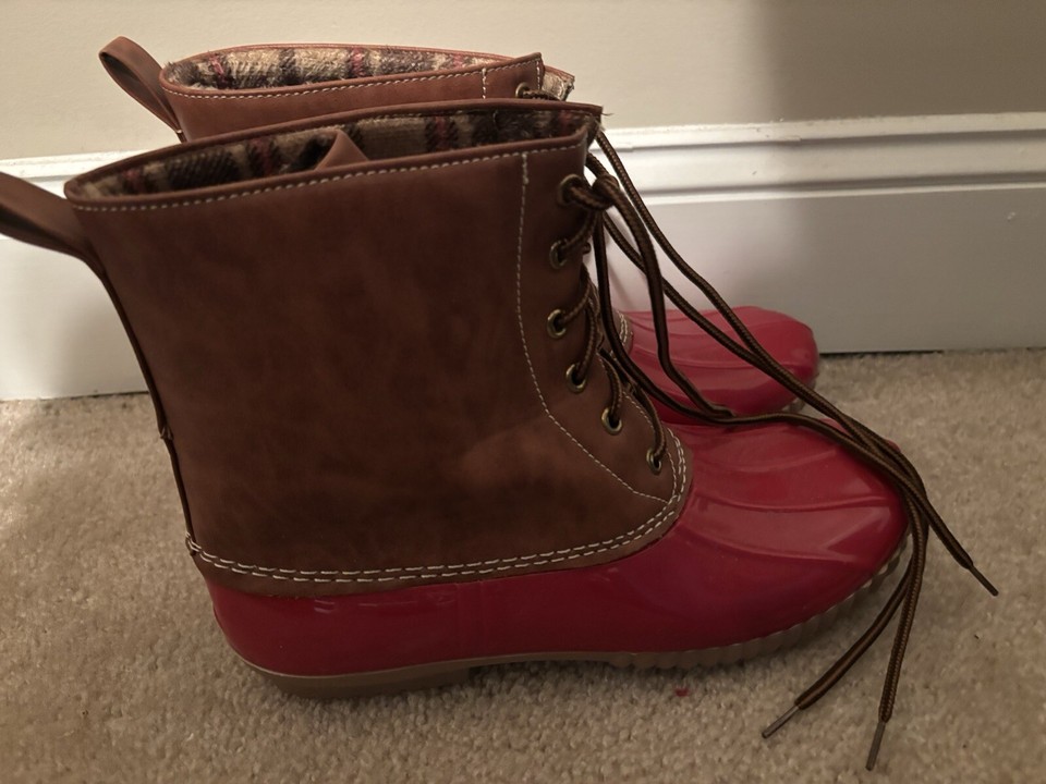 Red Duck Boots | eBay