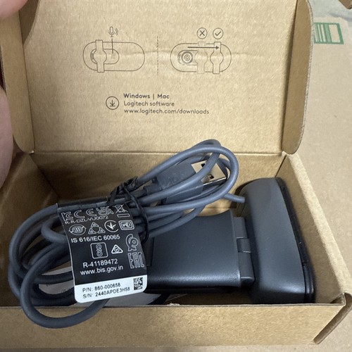 Logitech Brio 101 Full HD 1080p Webcam Made for Meetings and Works for ...