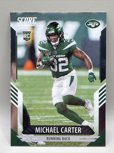 2021 Panini Michael Carter Rookie RC Chronicles Football NY Jets Score ...