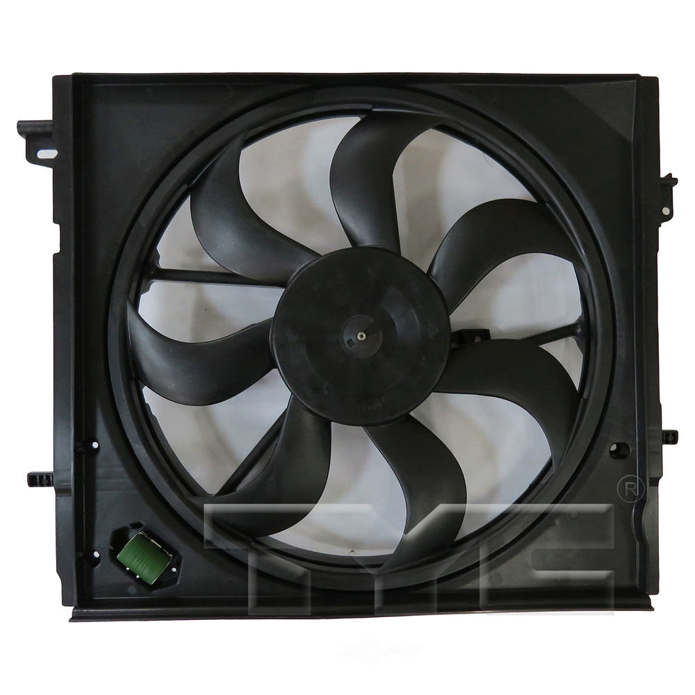 Dual Radiator and Condenser Fan Assembly TYC fits 17-21 Nissan Rogue ...