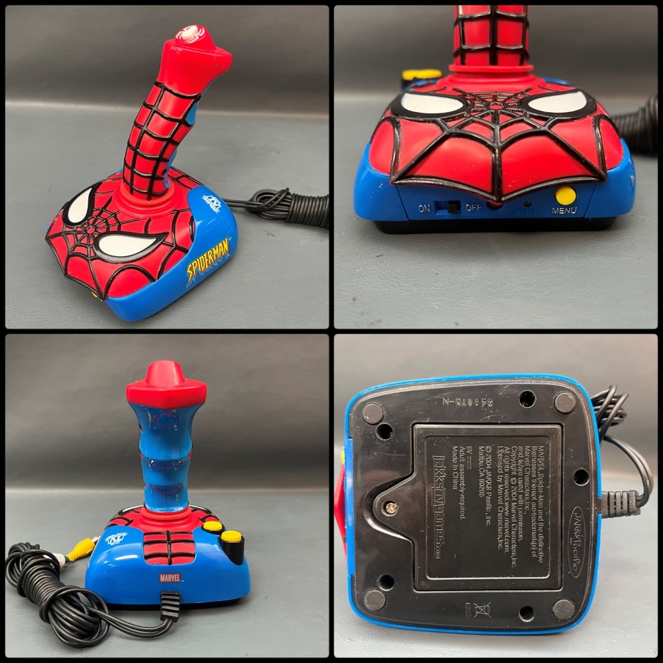 Jakks Pacific Plug & Play TV Games Lot (3) SpongeBob Spider Man Pac-Man ...