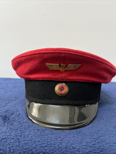 Vintage GDR DR German Dispatcher Hat with Crest and Original ...