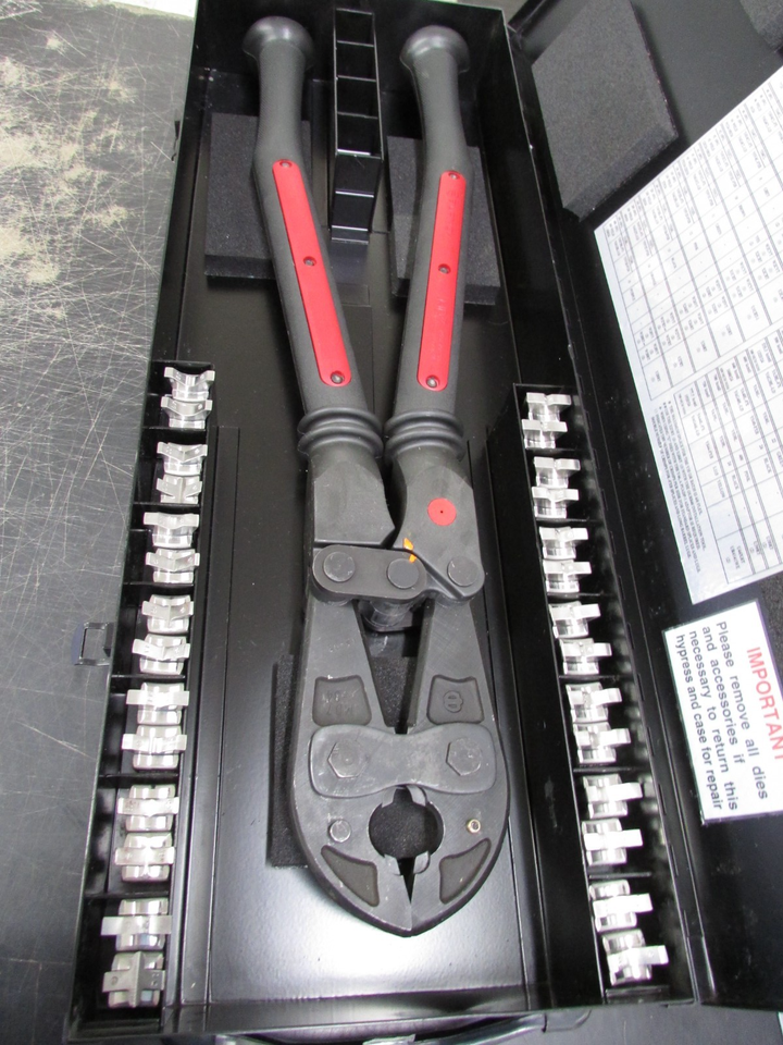 Ratchet Crimper Posi-Press Hytool Burndy MODEL Md7-34 *NICE* | eBay