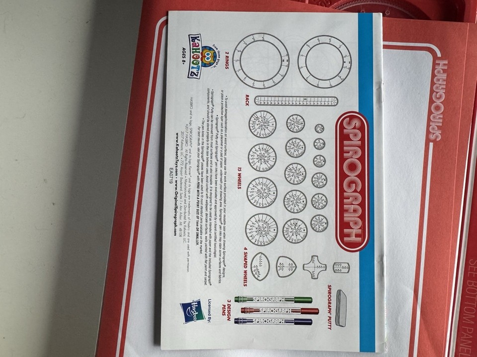 Spirograph Fun Shapes Drawing Art Set Classic Spirograph | eBay