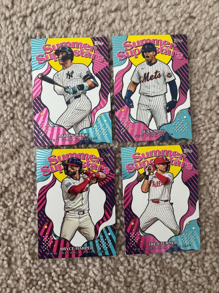 2025 Topps Series 2 - SUMMER SUPERSTARS INSERTS - Card #s 1-50 - You ...