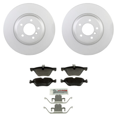 Bosch Front 348mm Rotors Blue Semi-Met Disc Brake Pad Kit For E90 335xi ...