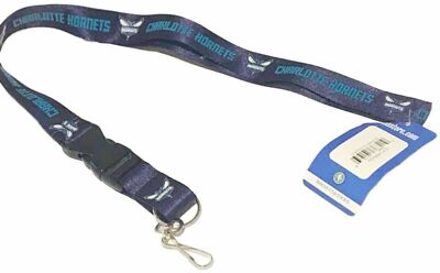 Charlotte Hornets Purple Lanyard 2-Sided Breakaway Clip Keychain | eBay