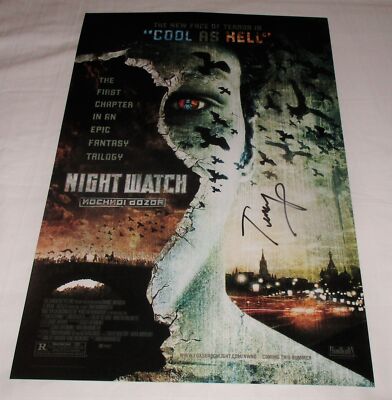 TIMUR BEKMAMBETOV SIGNED NIGHT WATCH 12X18 MOVIE POSTER | eBay