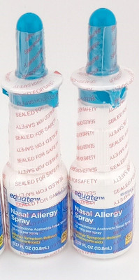 2pk Equate Nasal Allergy Spray Multi Symptom comp Nasacort 60 Sprays ...