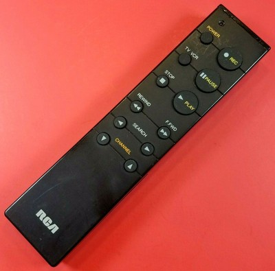 Genuine Vintage RCA TV / VCR Remote Control E 7010105 OEM 12-Button ...