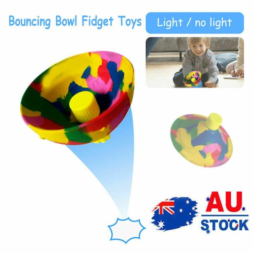 Fidget Toy Bouncy Ball Pops Rubber Ball Toys for Kids Jumping Bowl ...