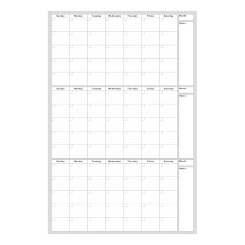 48x32 Inch Unlimited Date Planning Calendar Wall Dry Erase c | eBay