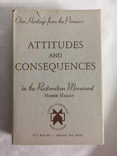 Our Heritage from the Pioneers ~Attitudes and Consequences ~ Homer ...