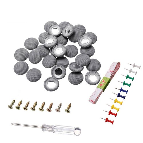60pcs Grey Car Roof Liner Ceiling Fixing Repair Buckle Headliner Snap ...