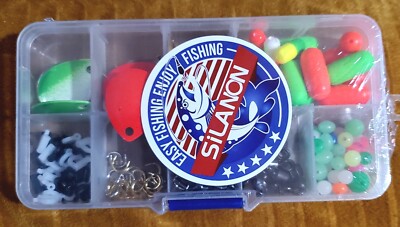 Walleye Rig DIY Making Kit Spinner Blades Floats Crawler Harness Beads ...