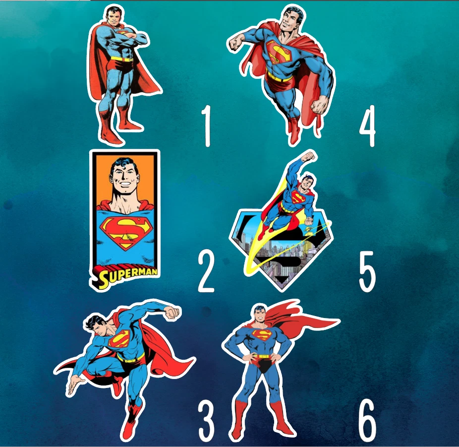 Printable Superman Stickers