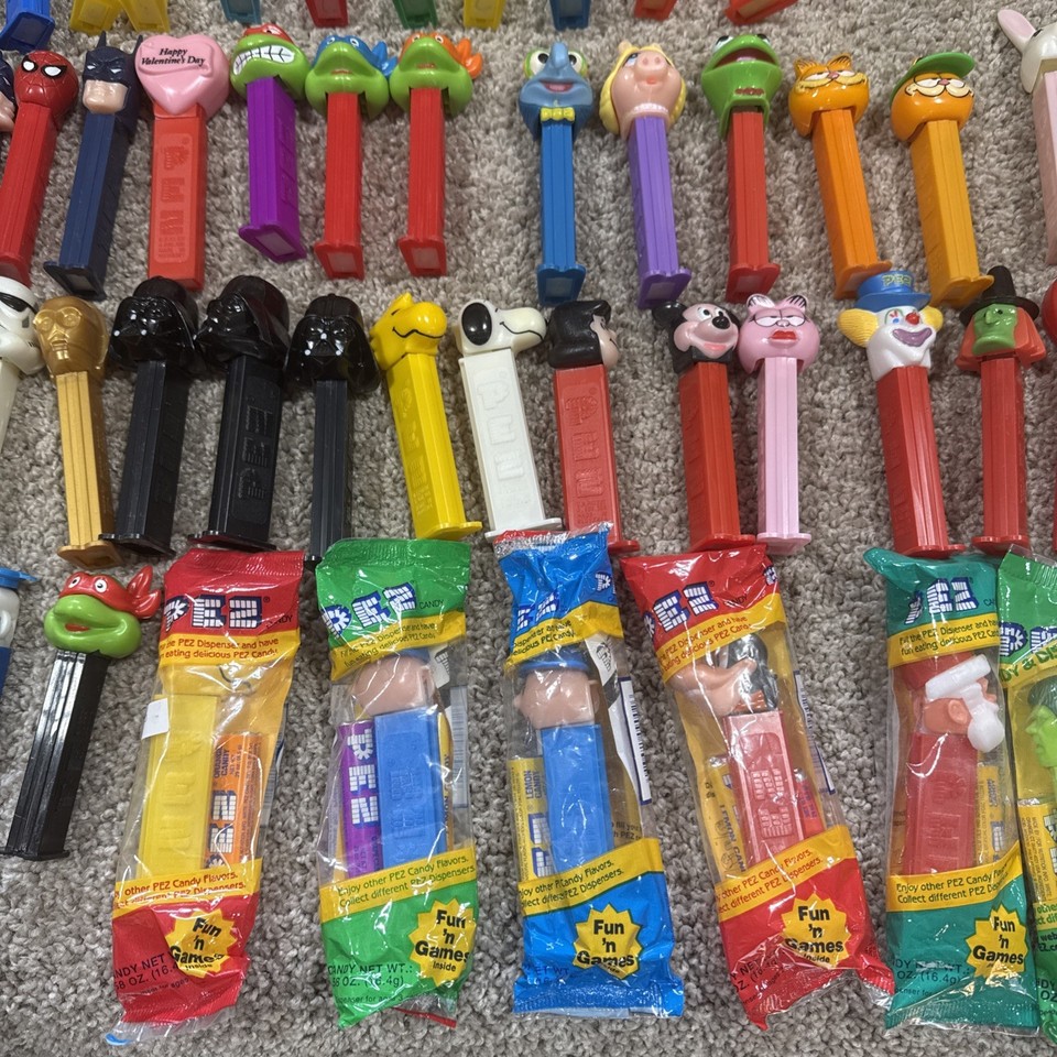 Huge Lot of 94 Vintage Pez Dispensers Some Sealed Variety Collection | eBay