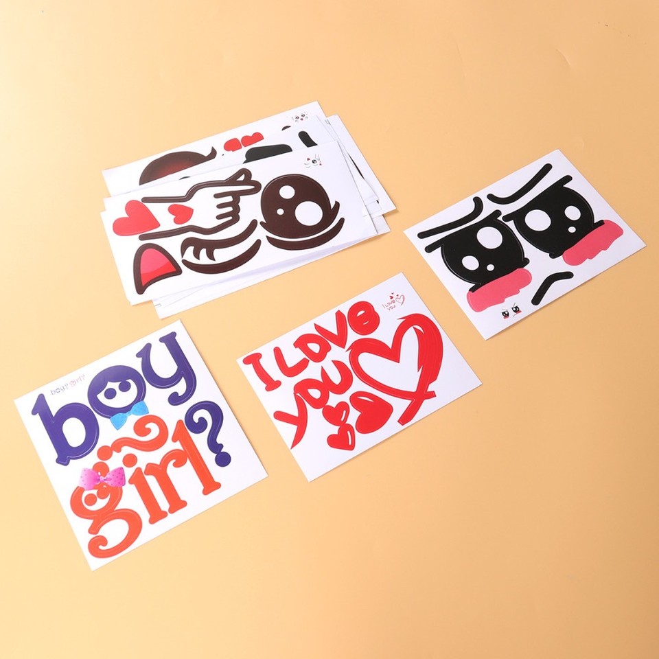 10 Pcs Paper Belly Sticker Pregnant Woman Sticker Photograph Sticker ...