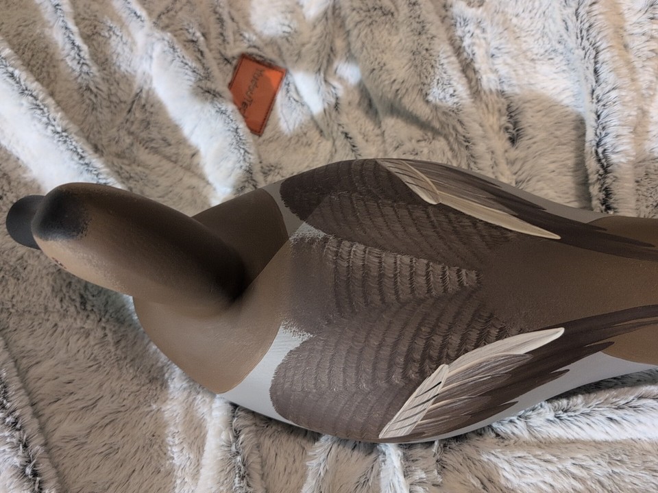2002 Joey Jobes Hand Carved Canvasback Hen Duck Decoy Signed | eBay