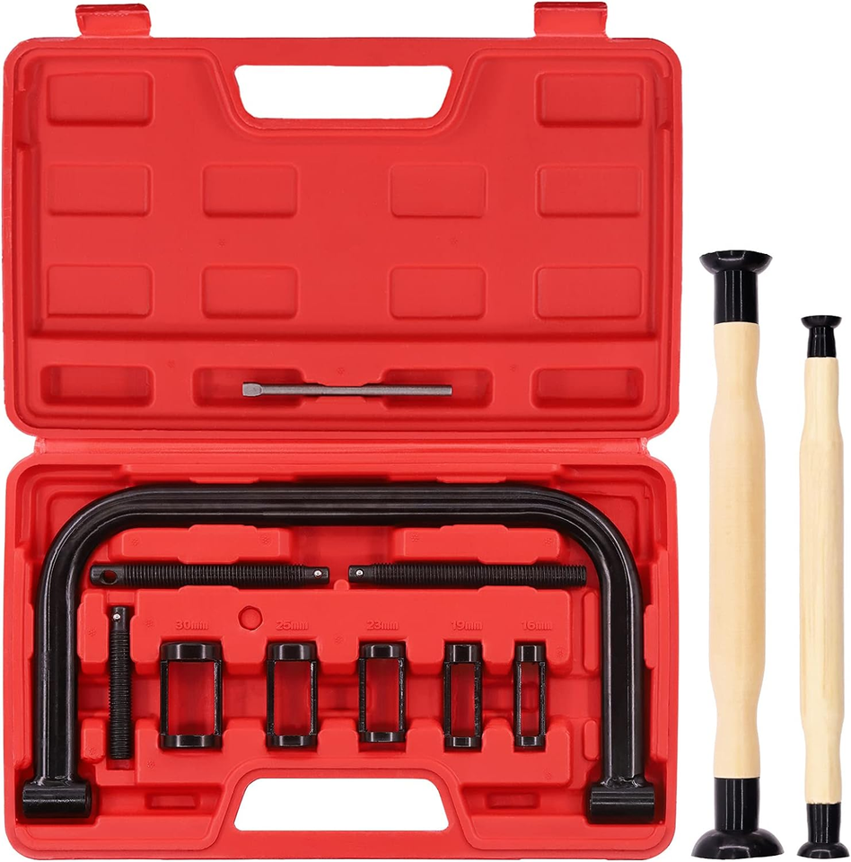 12Pcs Car Motorcycle Engines Valve Spring Compressor Kit Removal ...