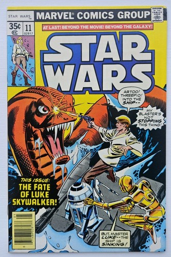 Star Wars #11 (1978) Luke R2D2 C3PO cover Newsstand Bronze Age Marvel ...
